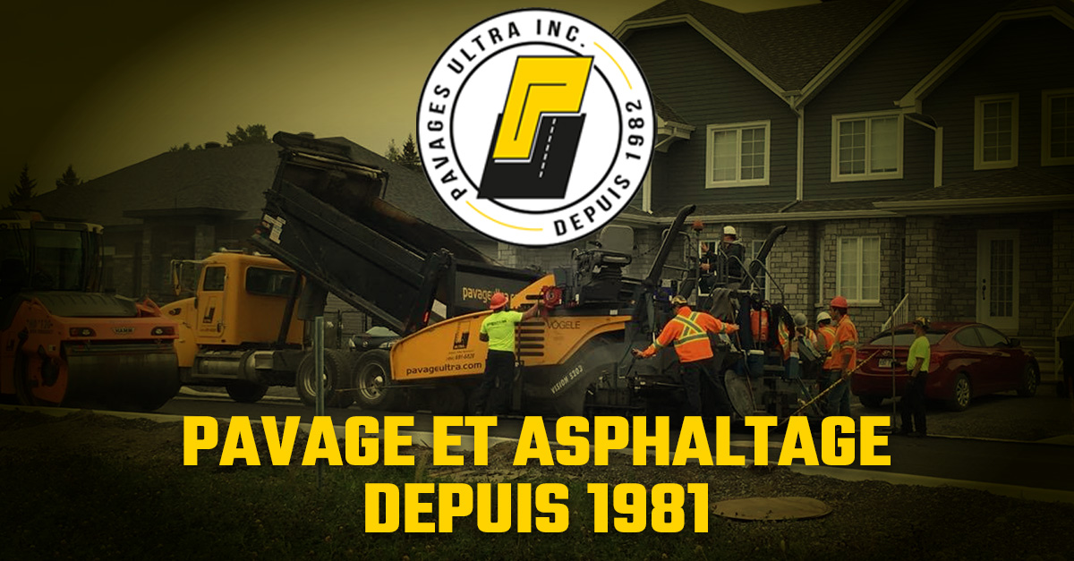 Service de pavage, d'asphalte, d’excavation, d’aqueducs et déneigement